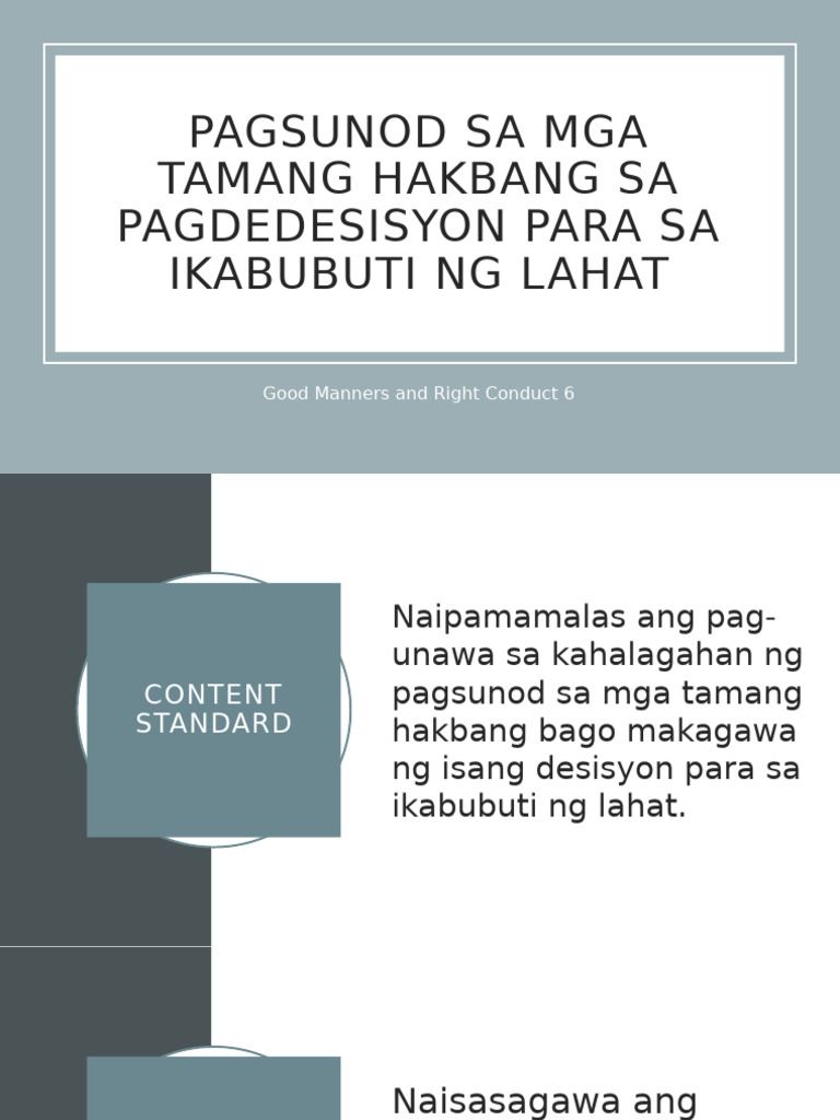 GMRC Grade6 Lesson Presentation | PDF