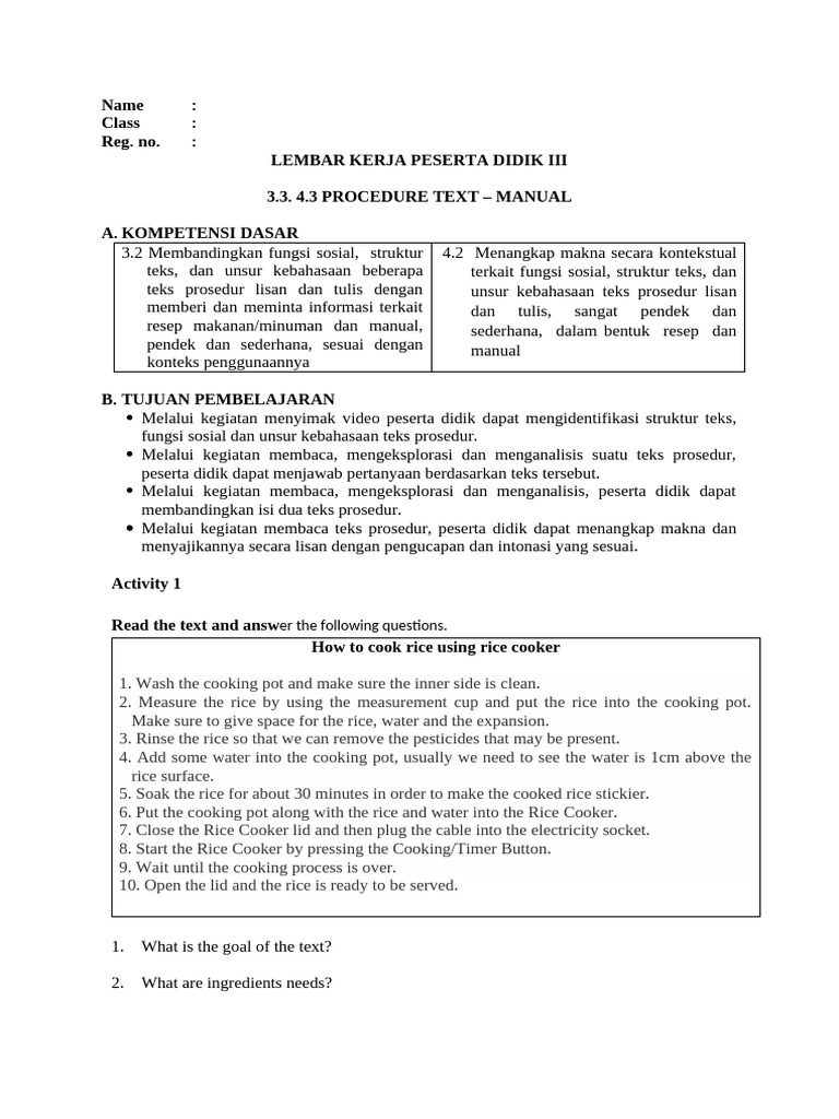 LKPD Ii-Manual | PDF