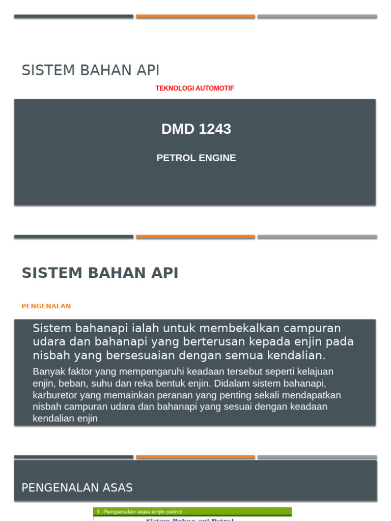 Sistem Bahan Api | PDF