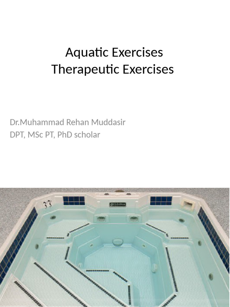 14 Aquatic Therapy | PDF