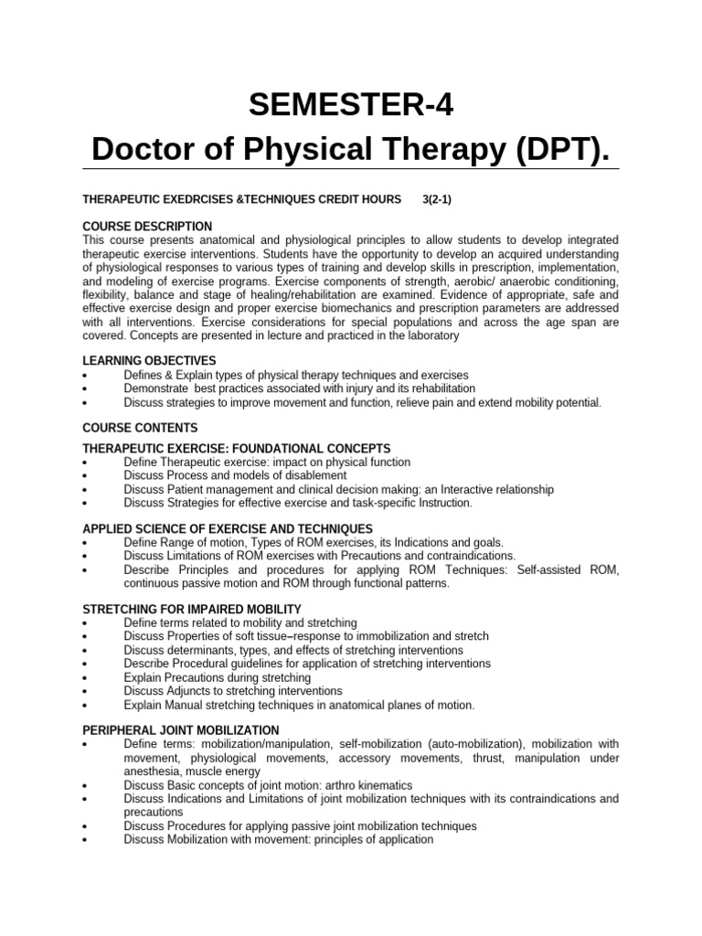 Therapeutic Exercise | PDF
