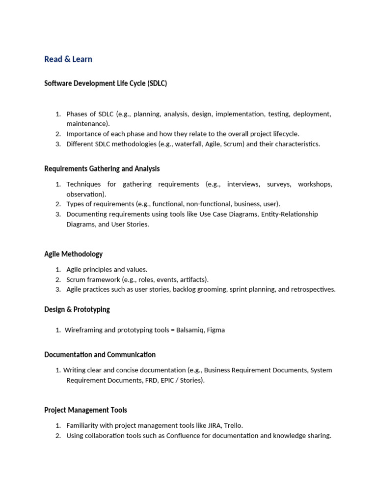 BA Study Material | PDF