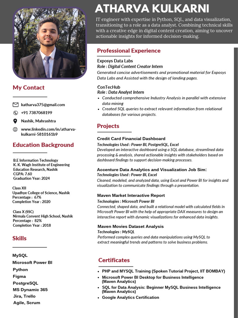 Atharva Resume | PDF