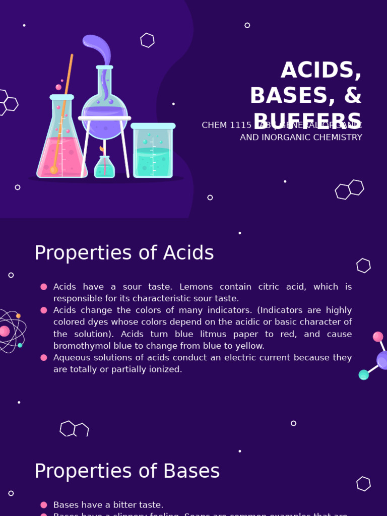 Acids, Bases, and Buffers | PDF