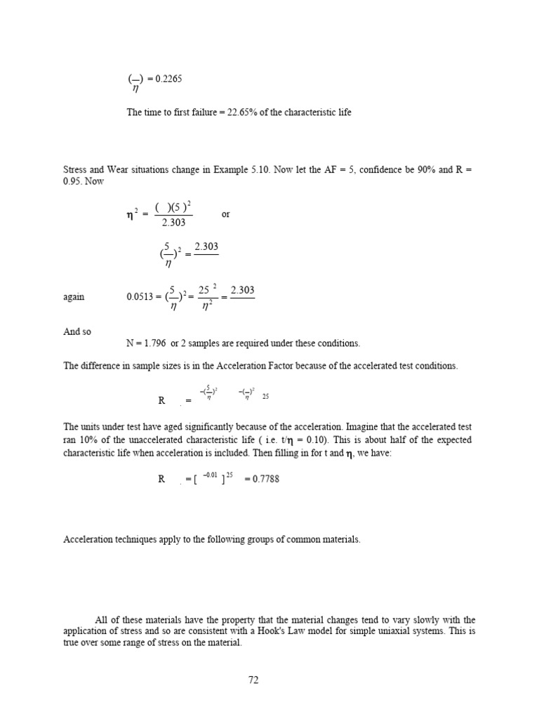 Mechanical Design Reliability Monograph 5 | PDF