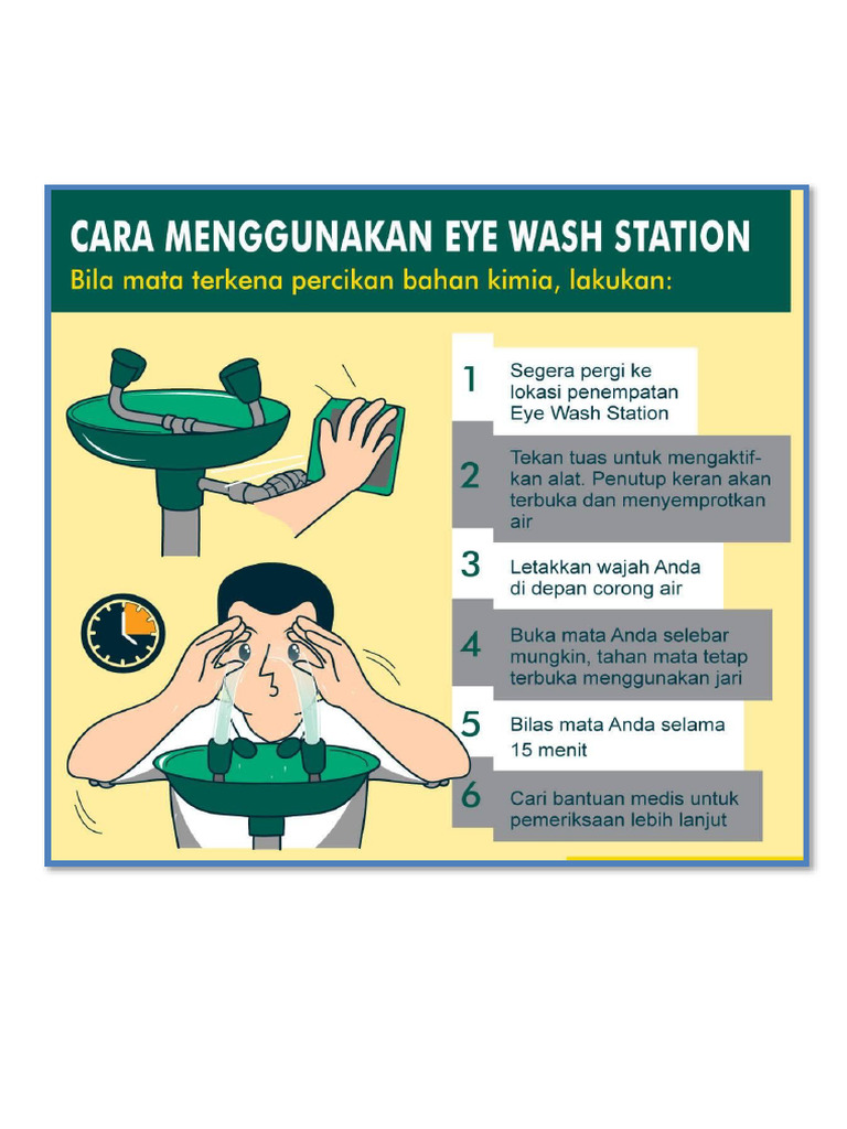 CARA MENGGUNAKAN EYE WASH | PDF