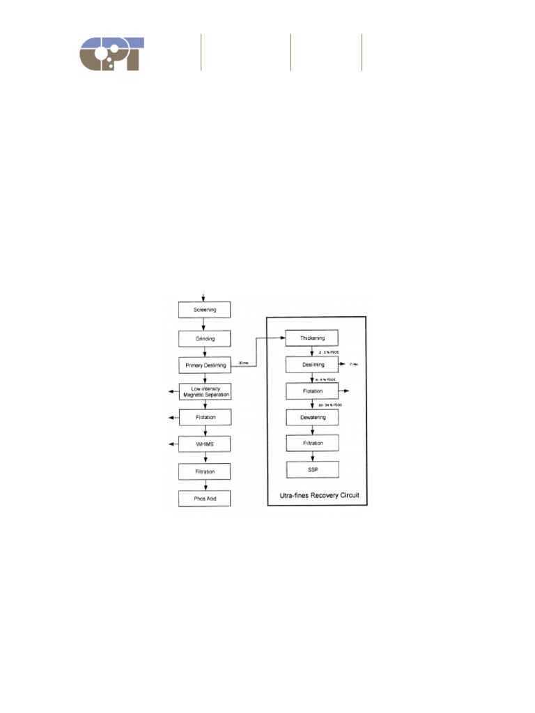 FINE AND ULTRA-FINE PARTICLE COLUMN FLOTATION Ultra-Fine Phosphate | PDF