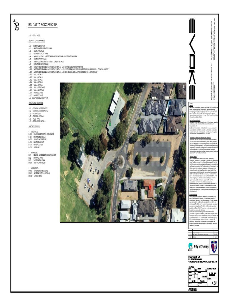 Q16701 Balcatta Soccoer Club Refurb | PDF
