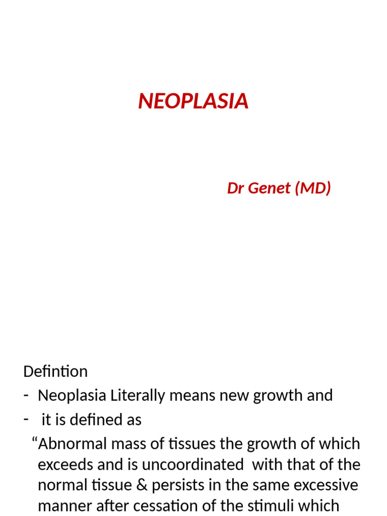 10 Neoplasia 1 | PDF