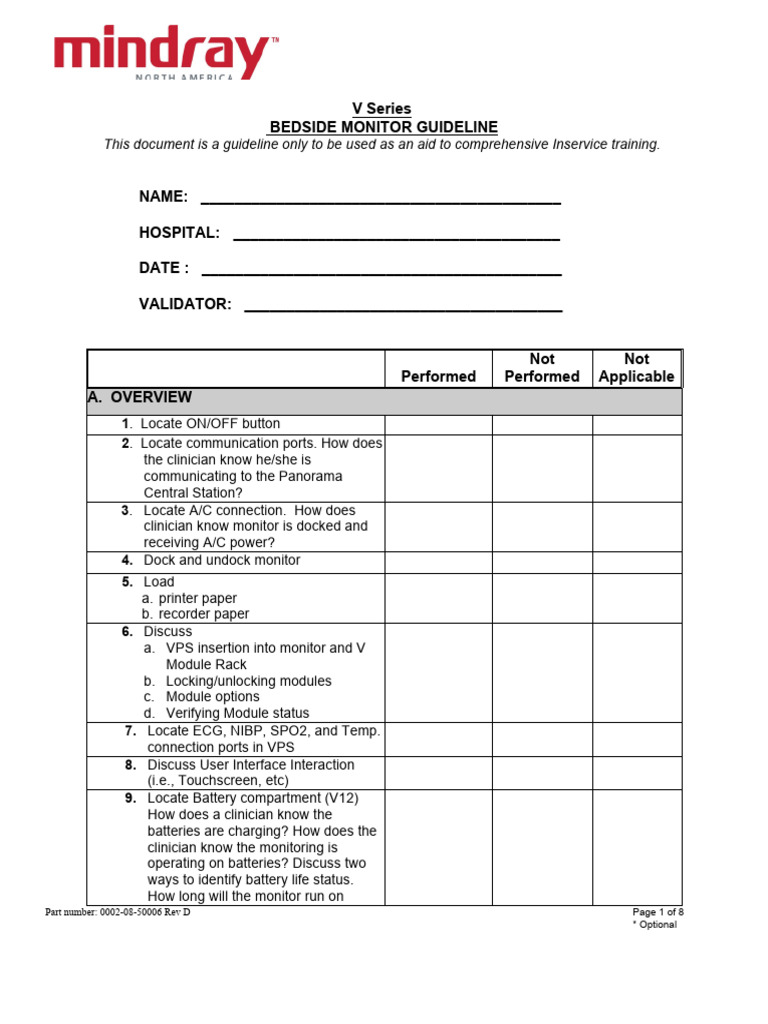 50006d V Guideline | PDF