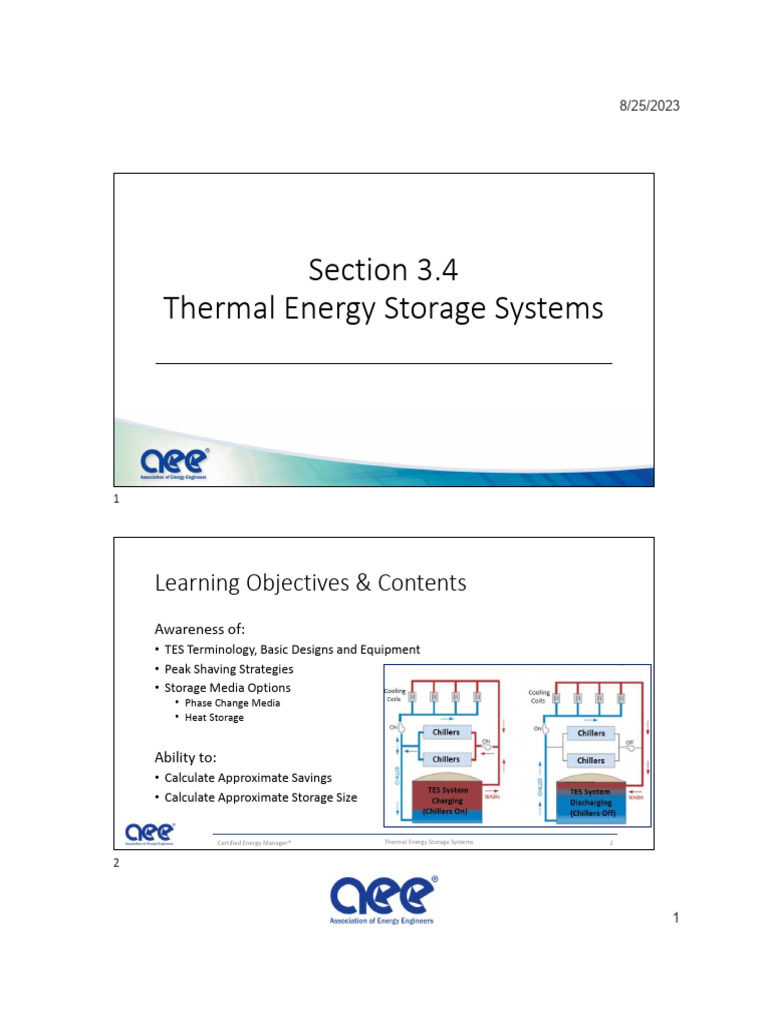 Thermal Storage | PDF