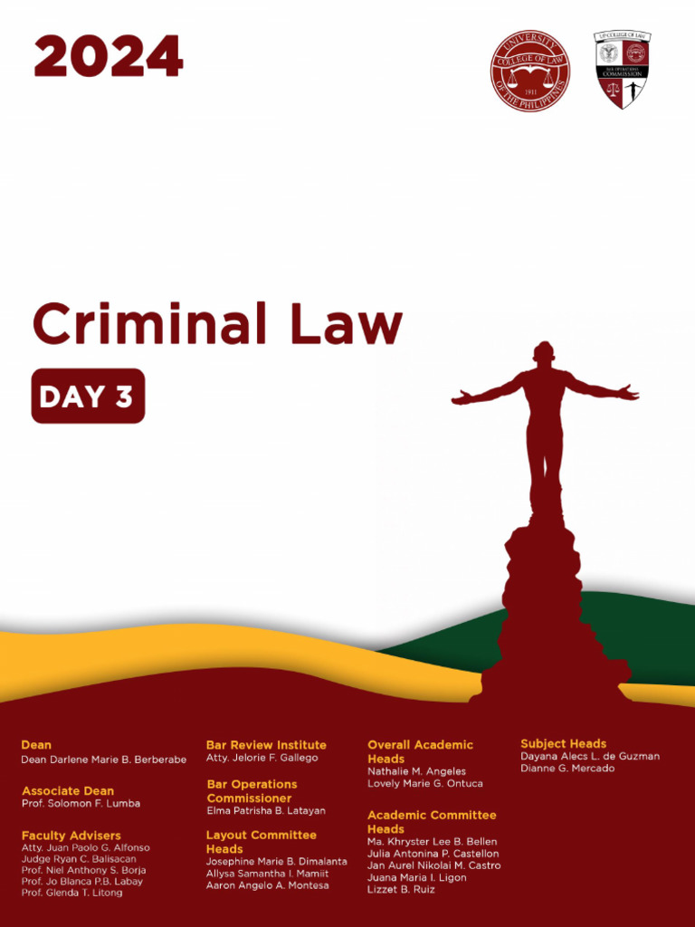 Up Boc 2024 Crim | PDF