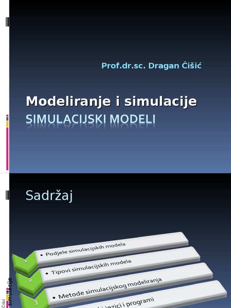 Simulacijski Modeli | PDF