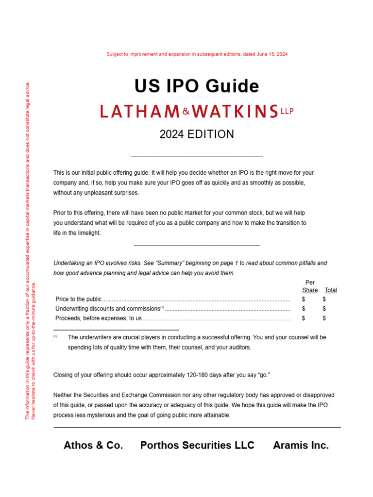 LW Us Ipo Guide | PDF