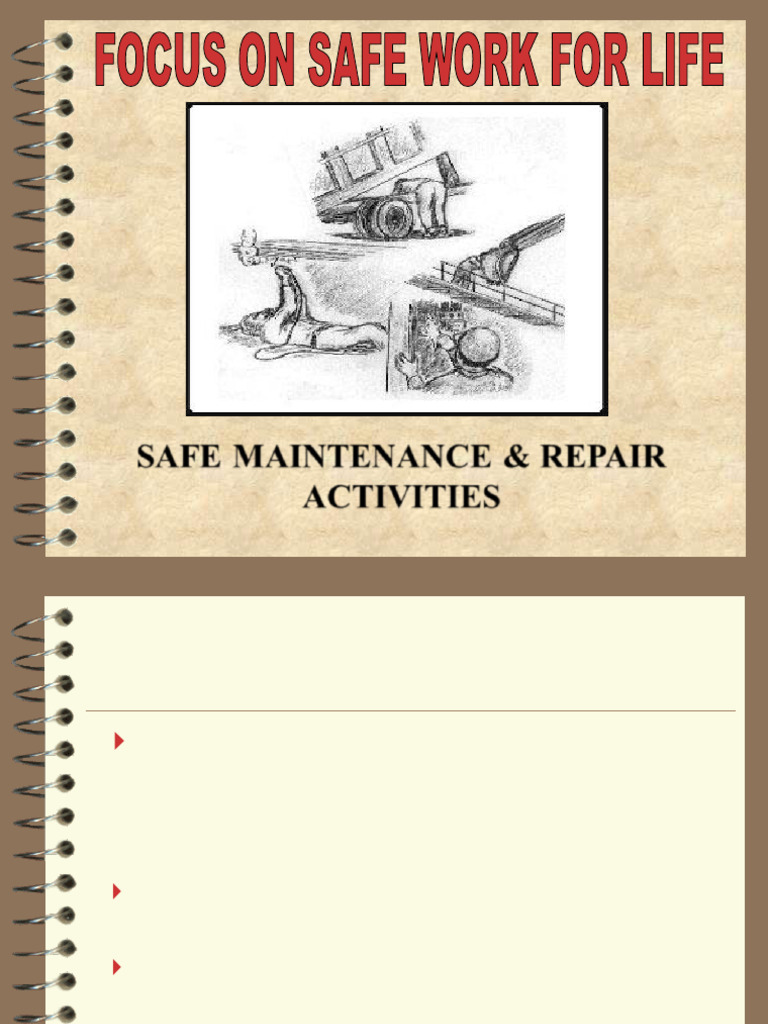 SAFE MAINTENANCE | PDF