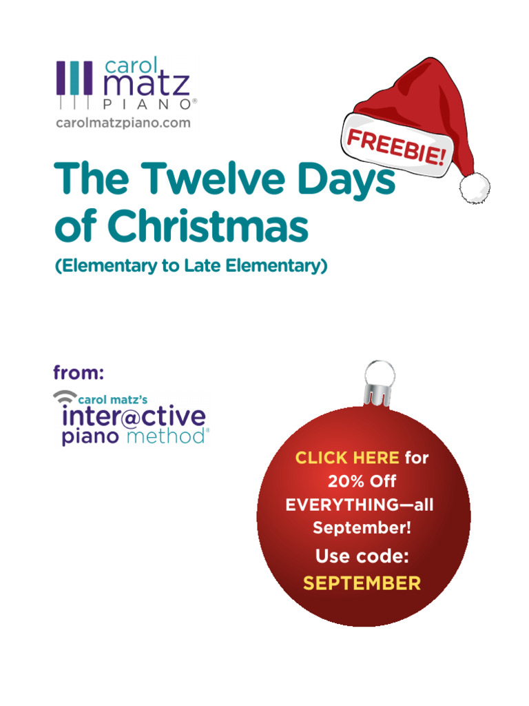 Matz - The Twelve Days of Christmas | PDF