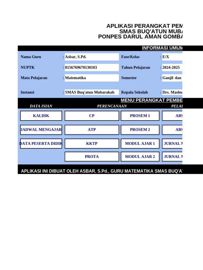 Aplikasi Perangkat Ajar | PDF