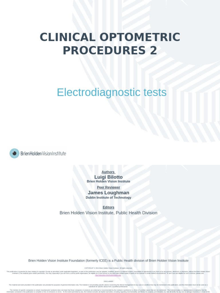 20 Electrodiagnostic Tests | PDF