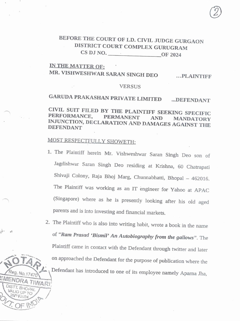 Vishweshwar Saran Deo Letter-4-11 | PDF