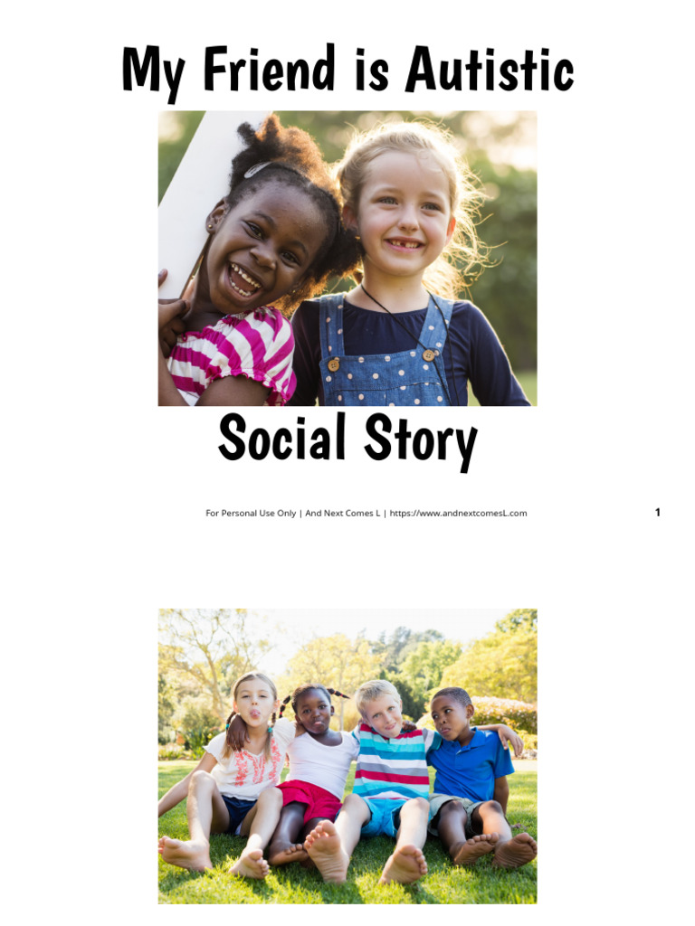My Friend Is Autistic Social Story | PDF
