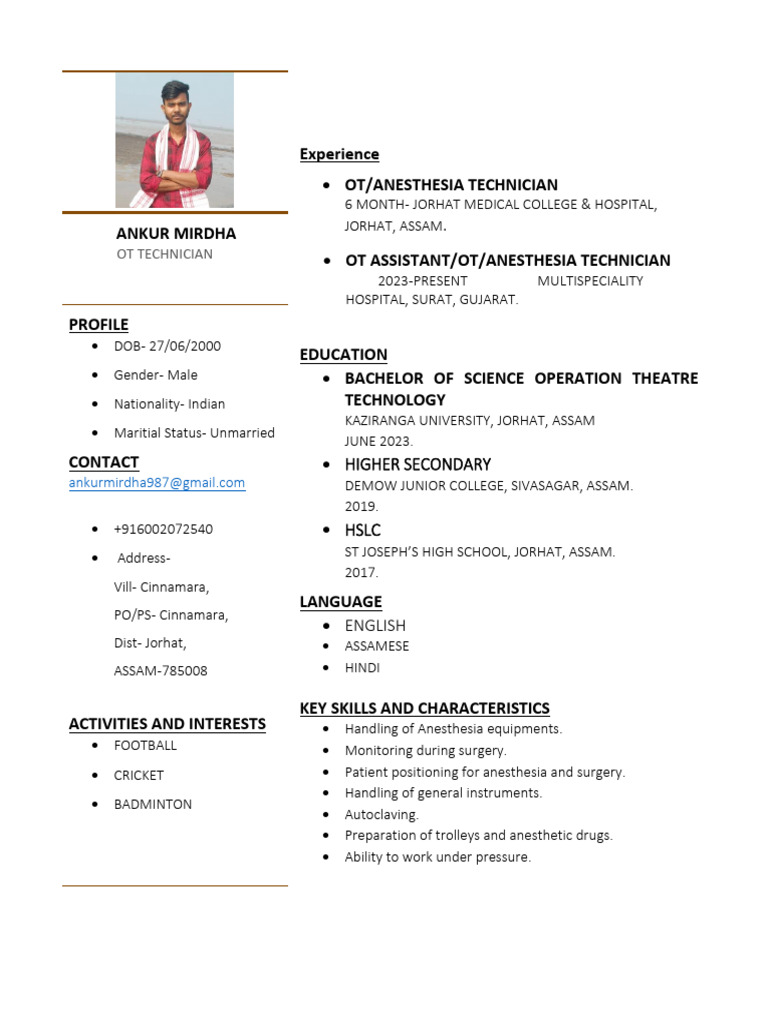 Ankur Mirdha Resume | PDF