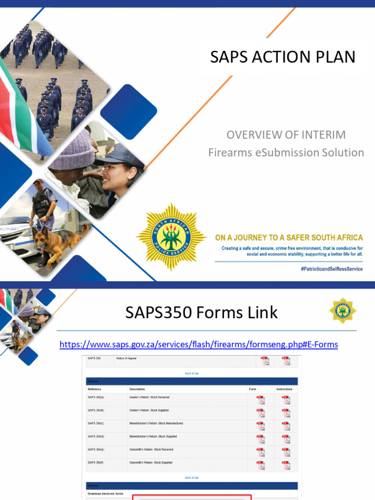 Saps Firearms Esubmission Solution Overview2020 | PDF | Access Control | Computing