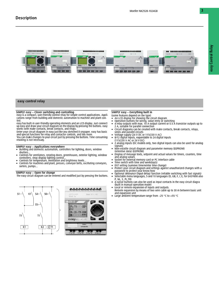 Description: Easy Control Relay | PDF