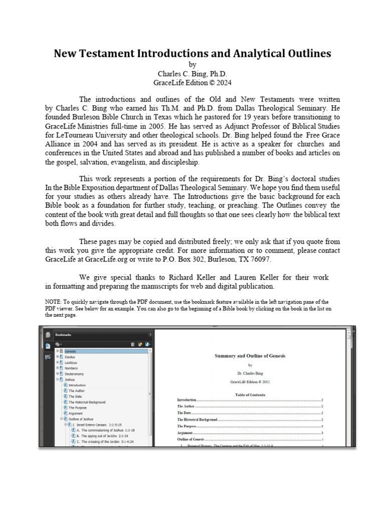 New Testament Outlines | PDF