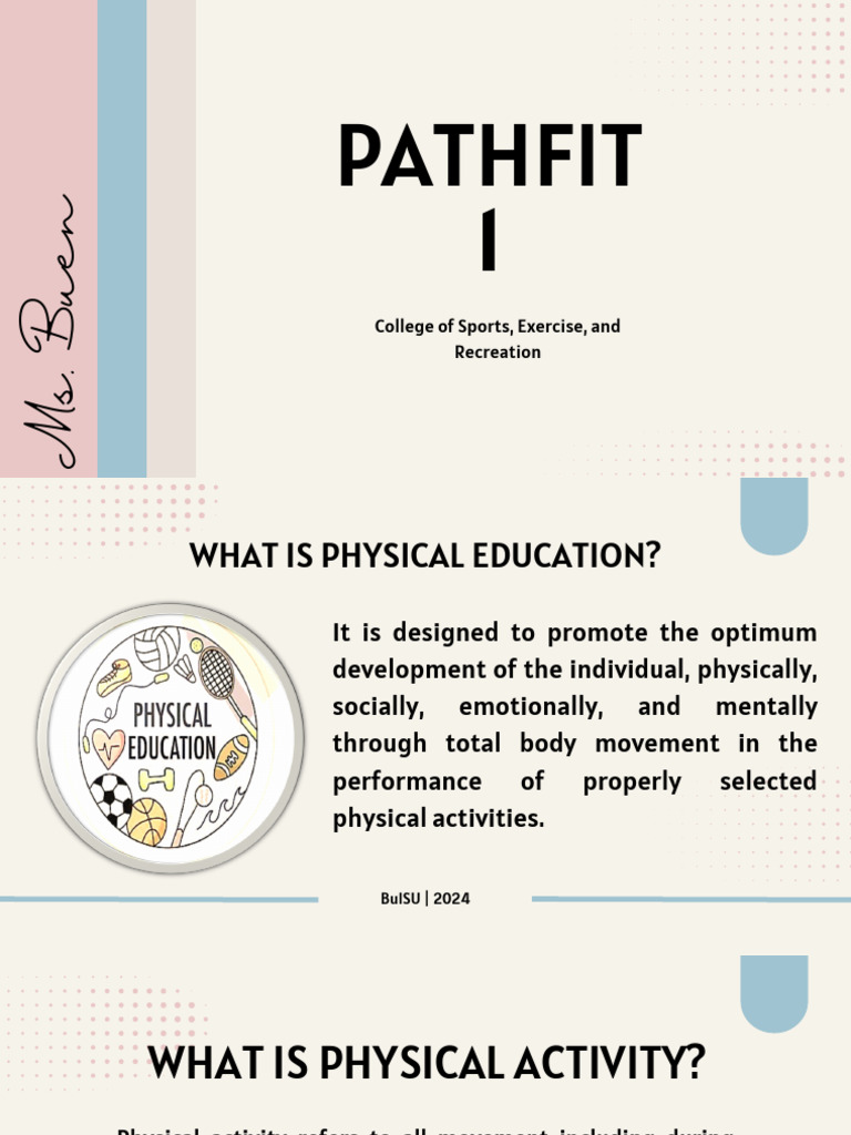 Pathfit 1 (PPT 1) | PDF