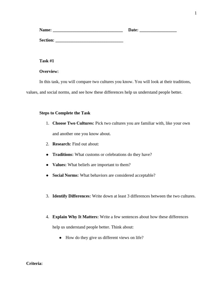 UCSP Performance Task 1 2 | PDF