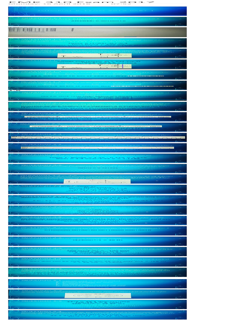 EMK 310 Exam 2017 | PDF