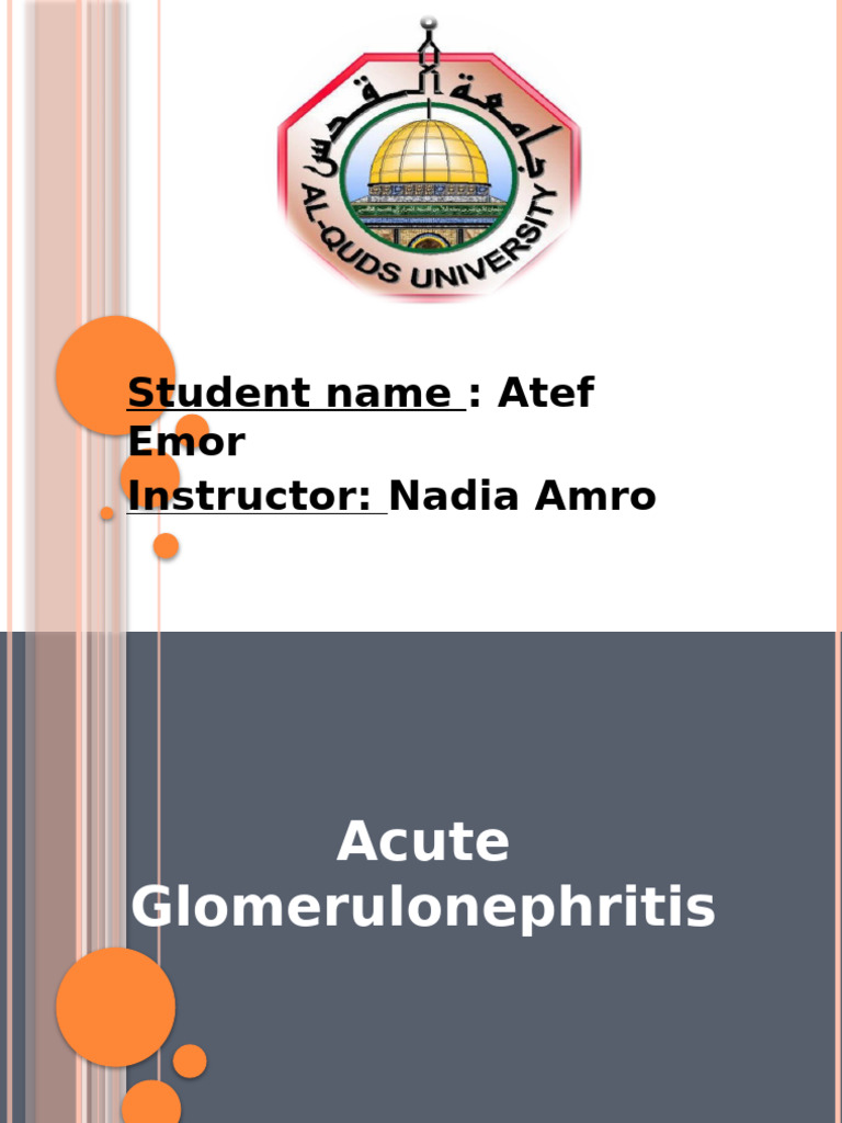 Acute Glomerulonephritis | PDF