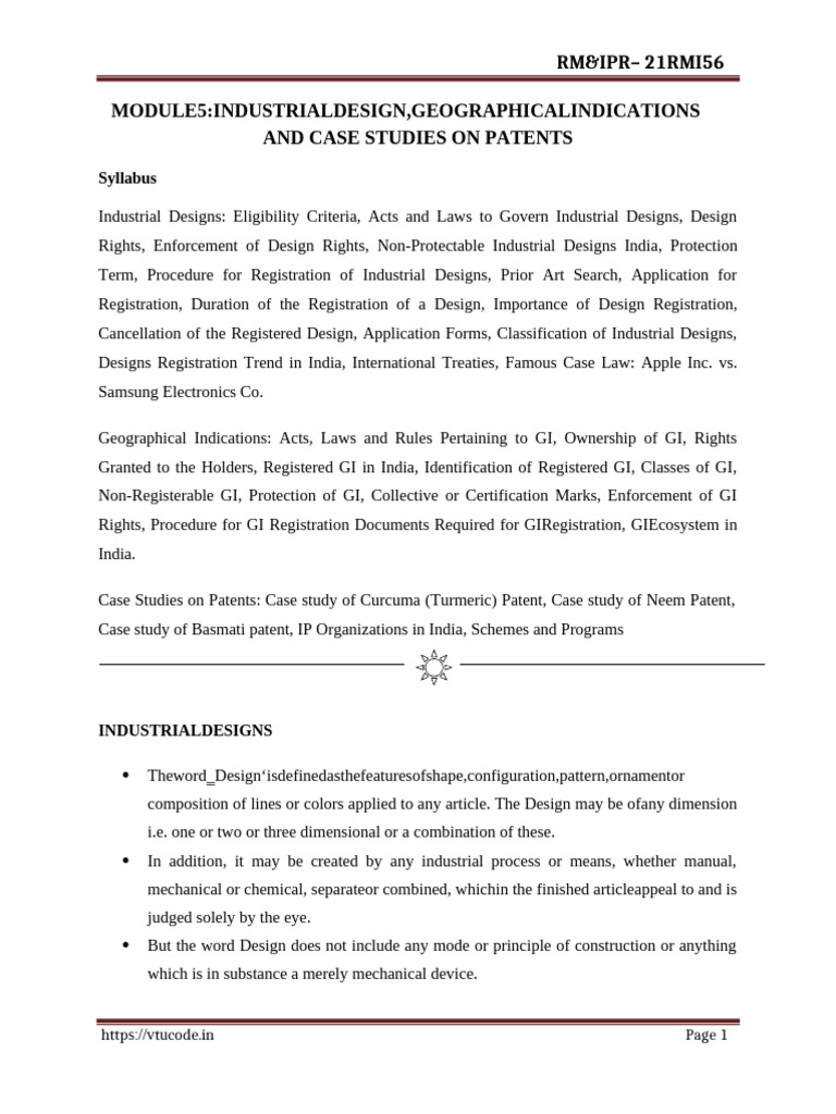 Module 5 RM 2021 Scheme 5th Semester | PDF