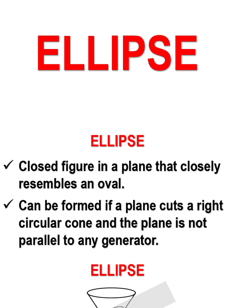 Week-3 Lesson-1 Ellipse | PDF
