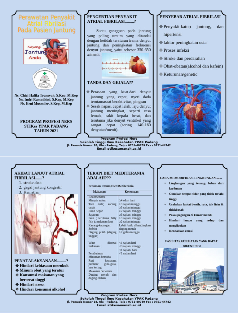 Leaflet Atrial Fibrilasi | PDF