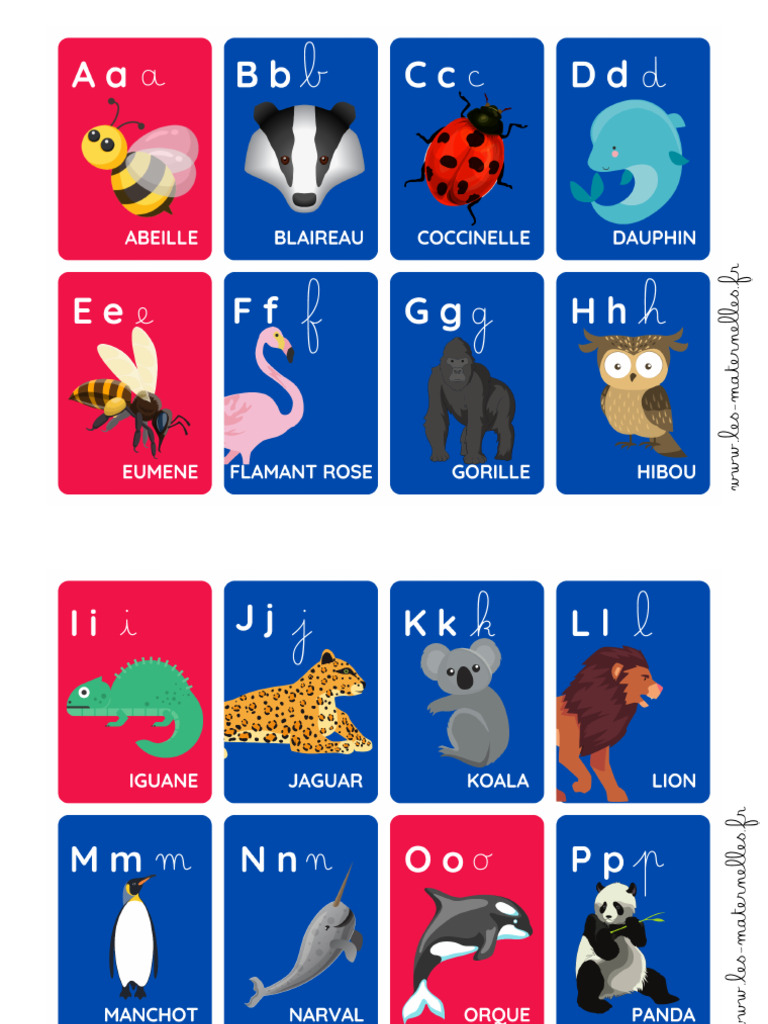 Alphabet Des Animaux | PDF