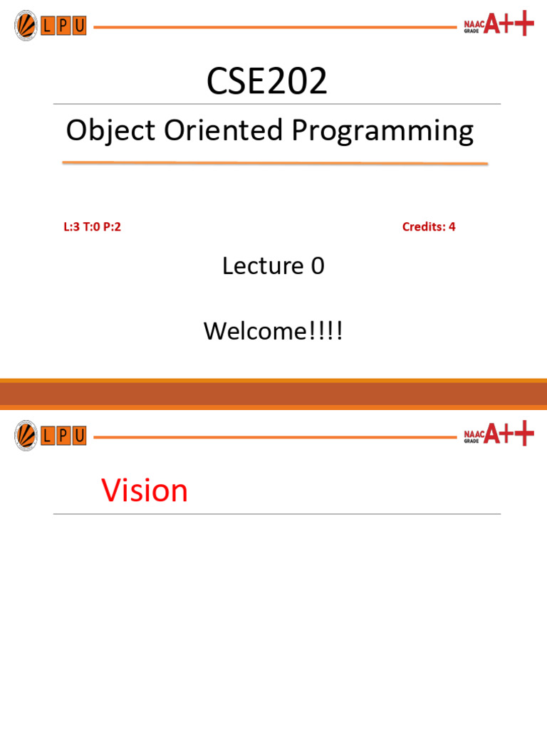 Lpu Cse202 Zero Lecture Pdf