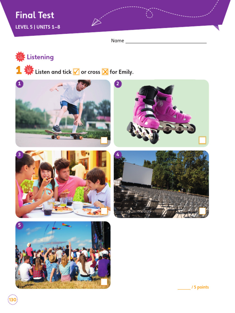 English Code BrE L5 Final Test | PDF