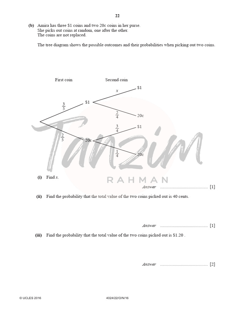 Tanzim Sir Probability | PDF