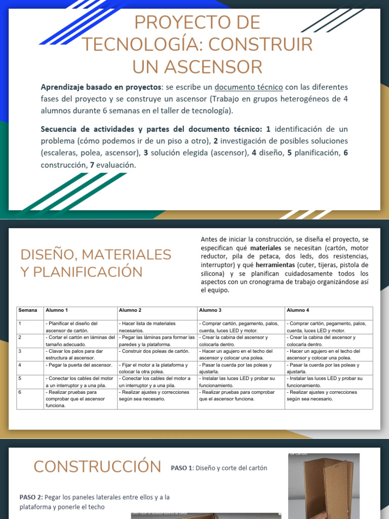 PROYECTO ASCENSOR | PDF