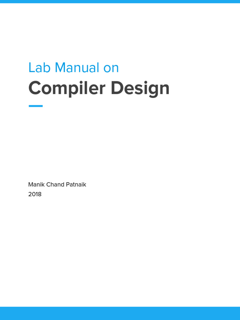 Compiler Design Lab | PDF