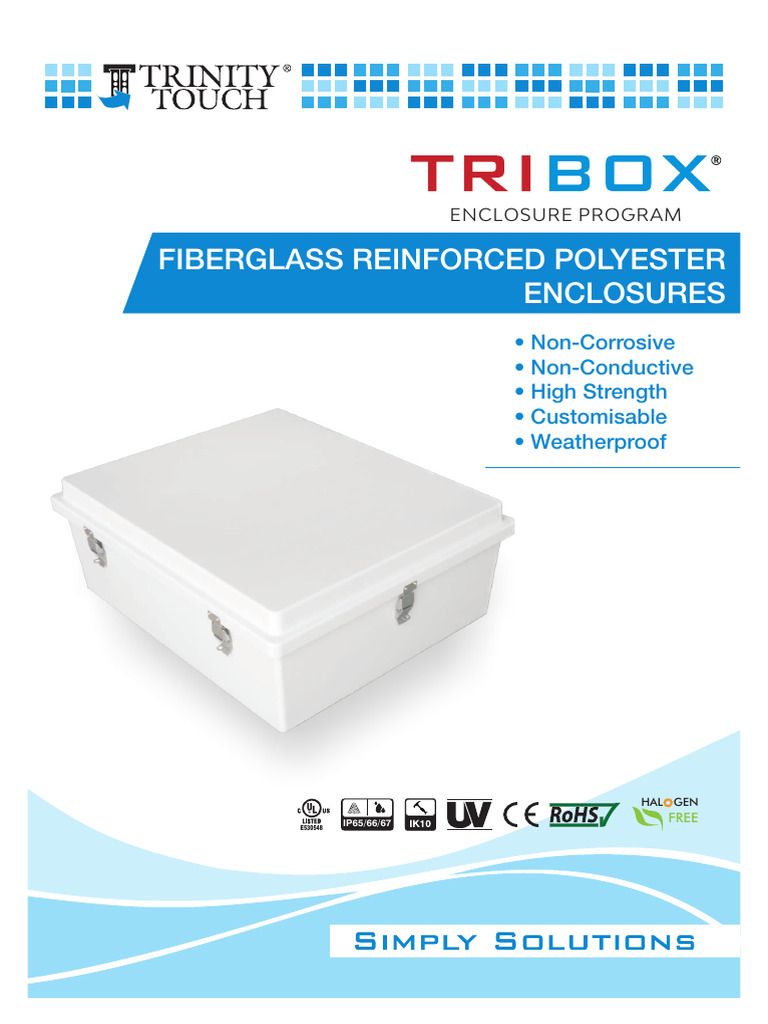 FRP-Enclosures Specification | PDF | Fiberglass | Fibre Reinforced Plastic