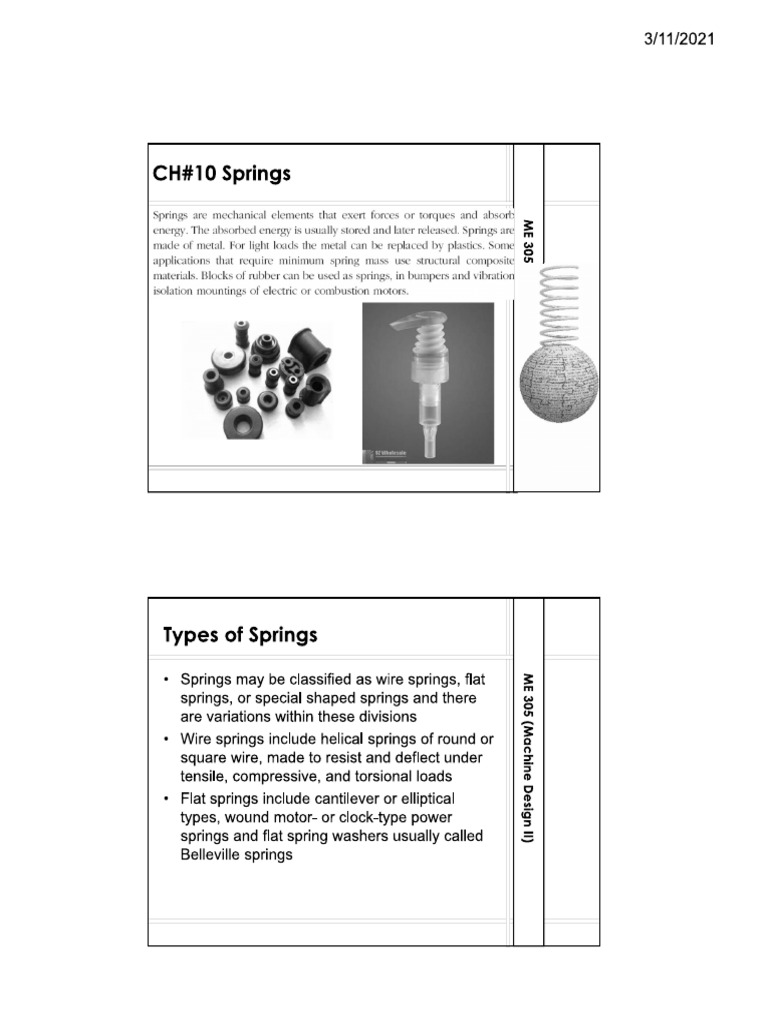 Springs | PDF