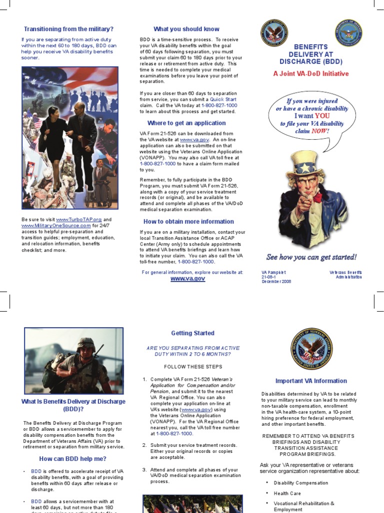 Benefits Delivery at Discharge | PDF | Military Discharge | Veteran