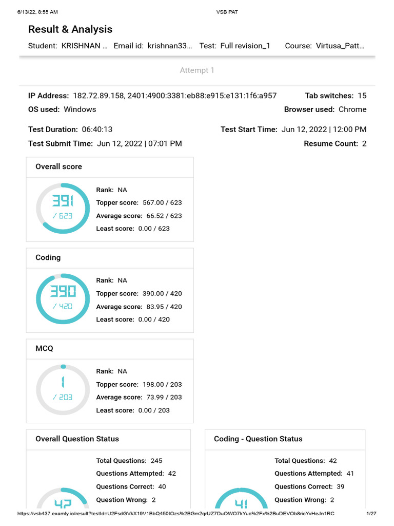 Result & Analysis | PDF