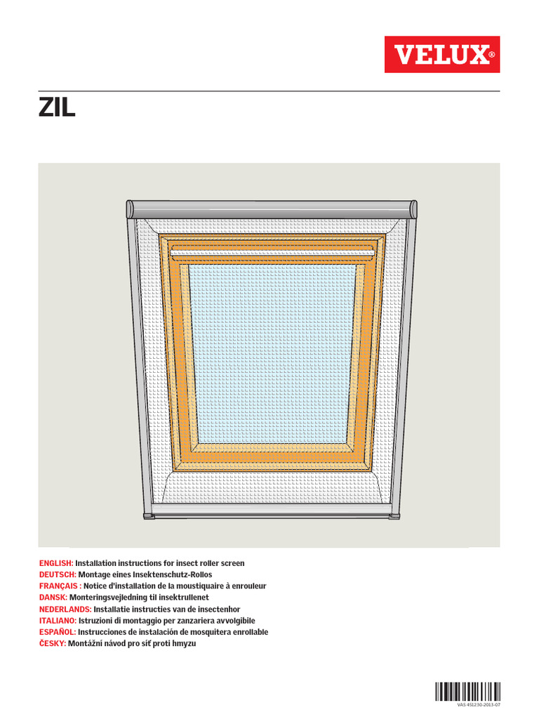 Handleiding Oude Velux Insectenhor | PDF