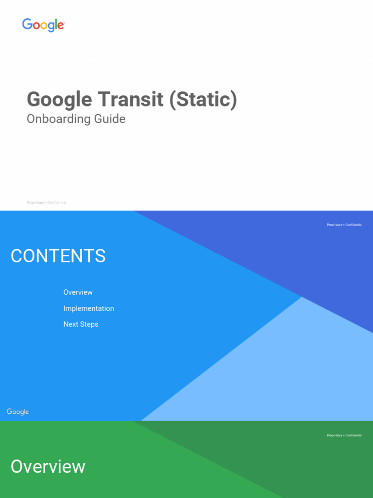 Google+Static+Transit+Onboarding+Guide | PDF