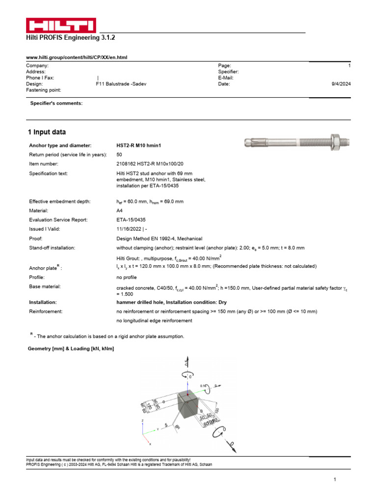 Drafts - F11 Balustrade - Sadev | PDF