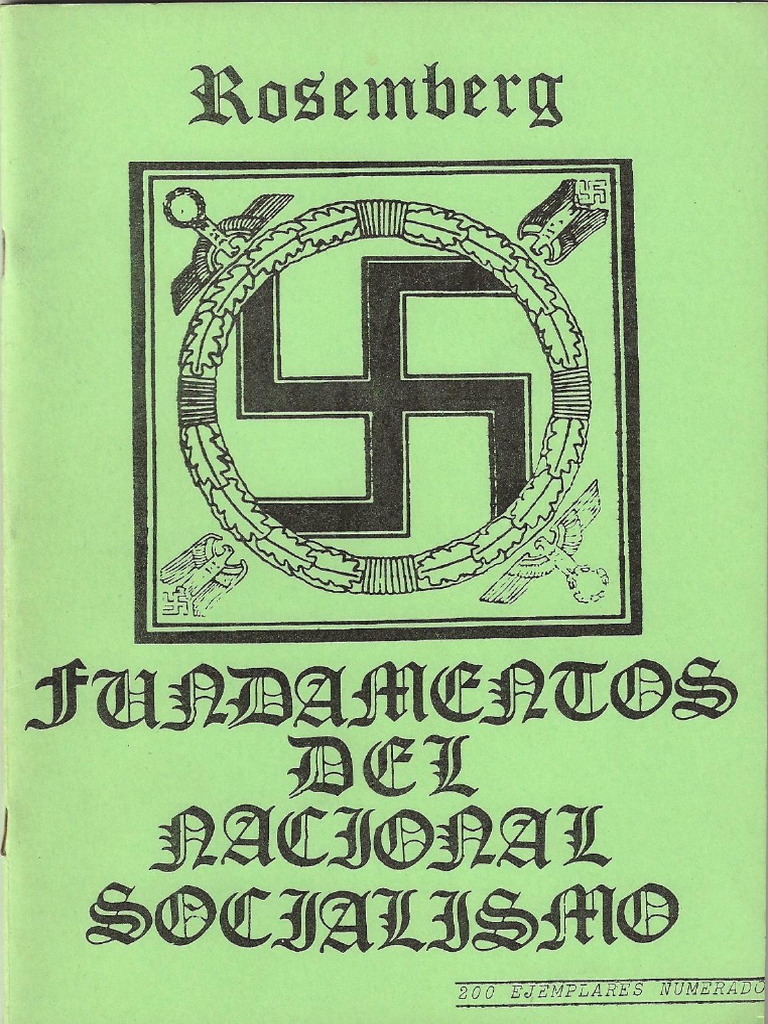 Fundamentos Del Nacional Socialismo Rosemberg CEDADE Valencia | PDF