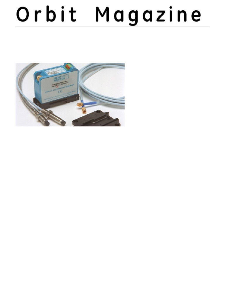 Orbit Proximity Probe System Interchangeability - 1 | PDF
